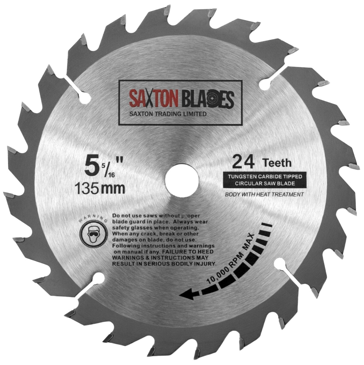 TCT Circular Blade 135mm x 24T | Saxton Blades