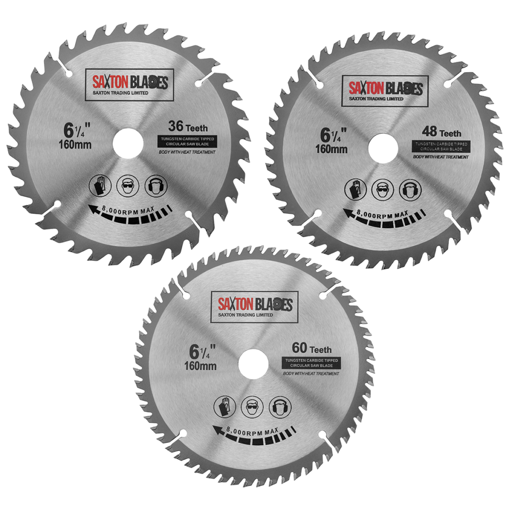 TCT Circular Blade 160mm Pack C | Saxton Blades