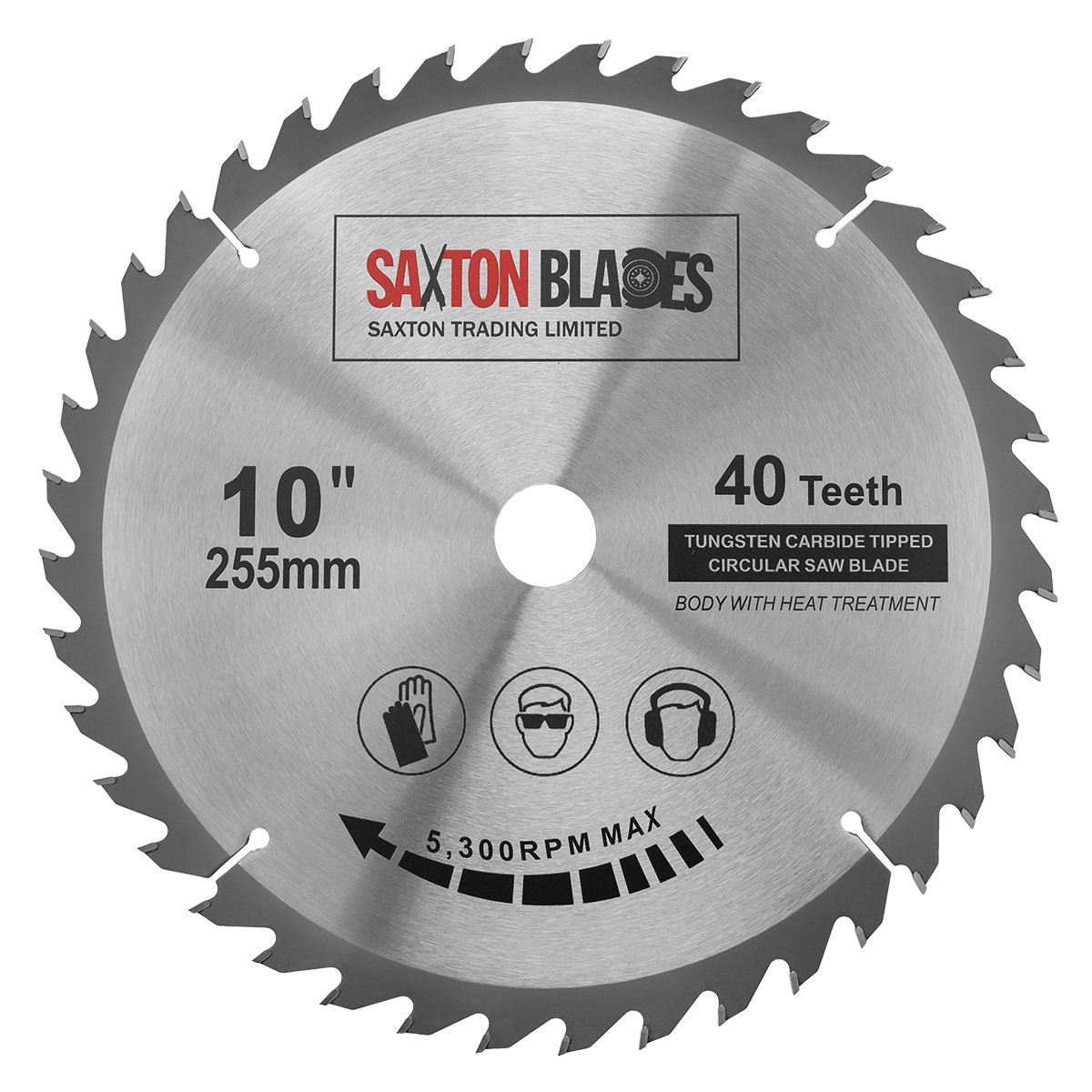 TCT Circular Blade 255mm x 40T | Saxton Blades