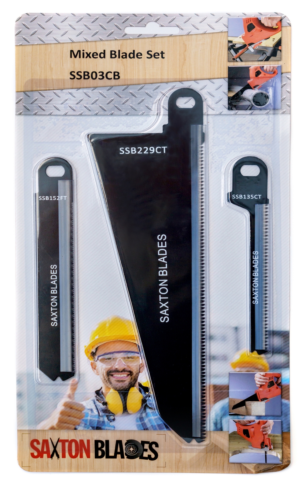 Saxton SSB03CB 3pc Blade Set | Saxton Blades