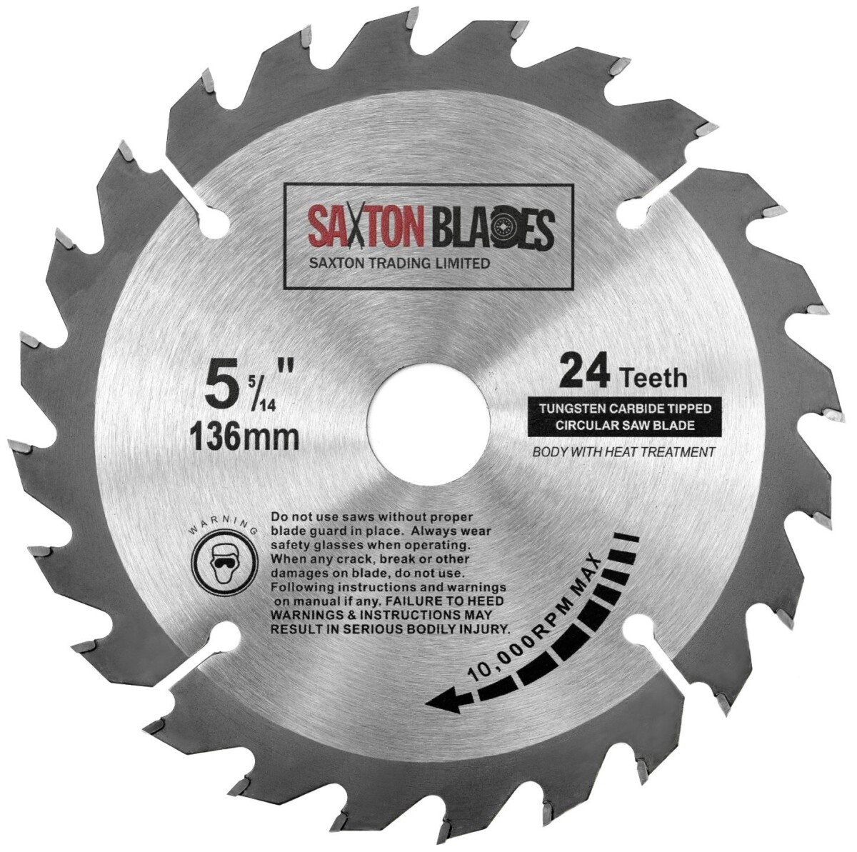 TCT Circular Blade 136mm x 24T | Saxton Blades
