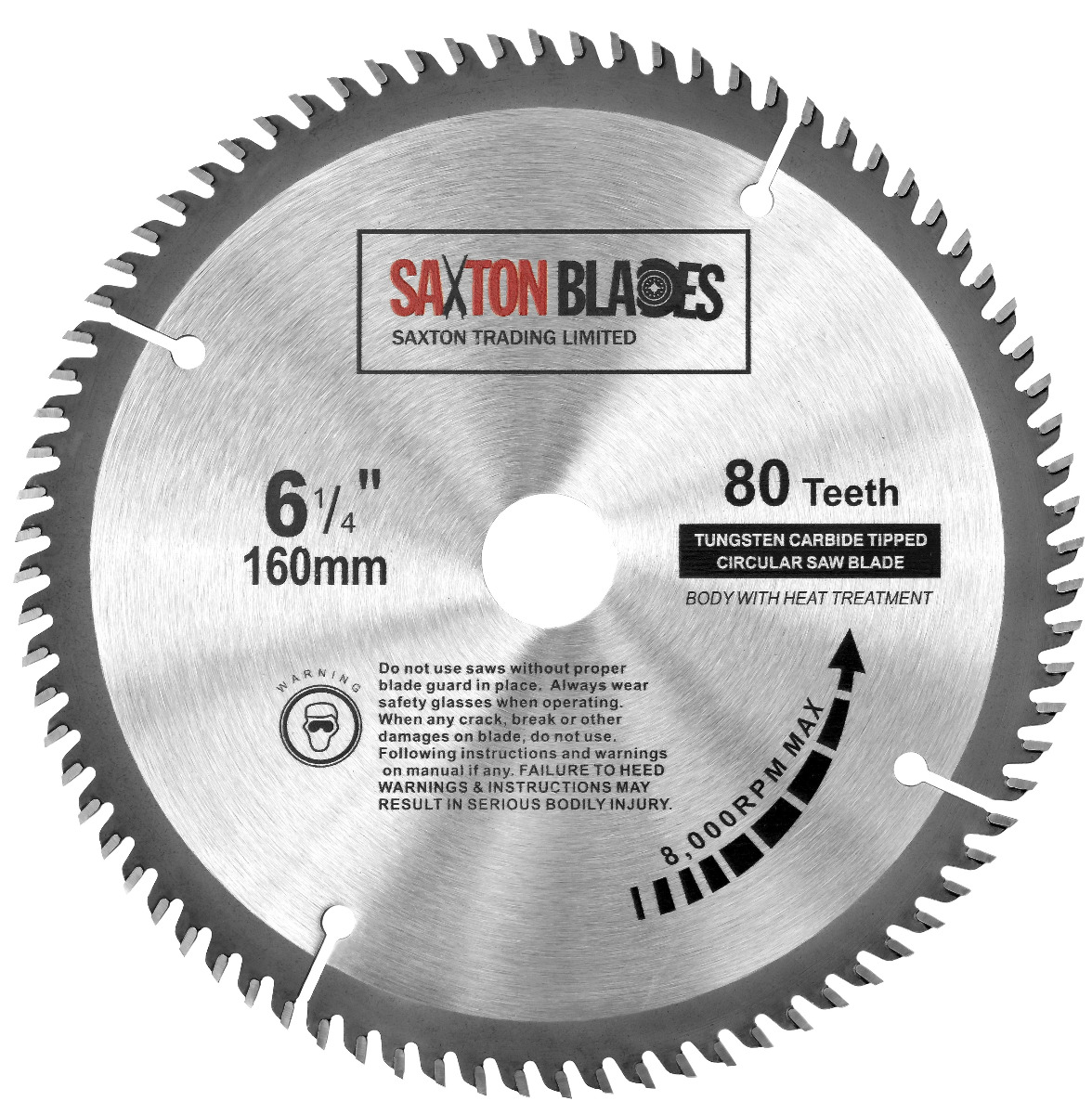 TCT Circular Blade 160mm x 80T | Saxton Blades