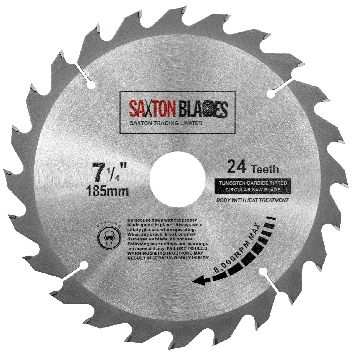 TCT Circular Blade 185mm x 24T | Saxton Blades