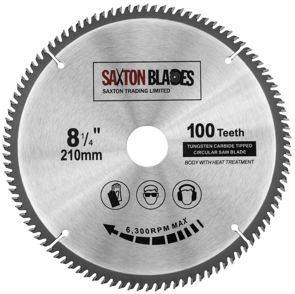 TCT Circular Blade 210mm x 100T | Saxton Blades