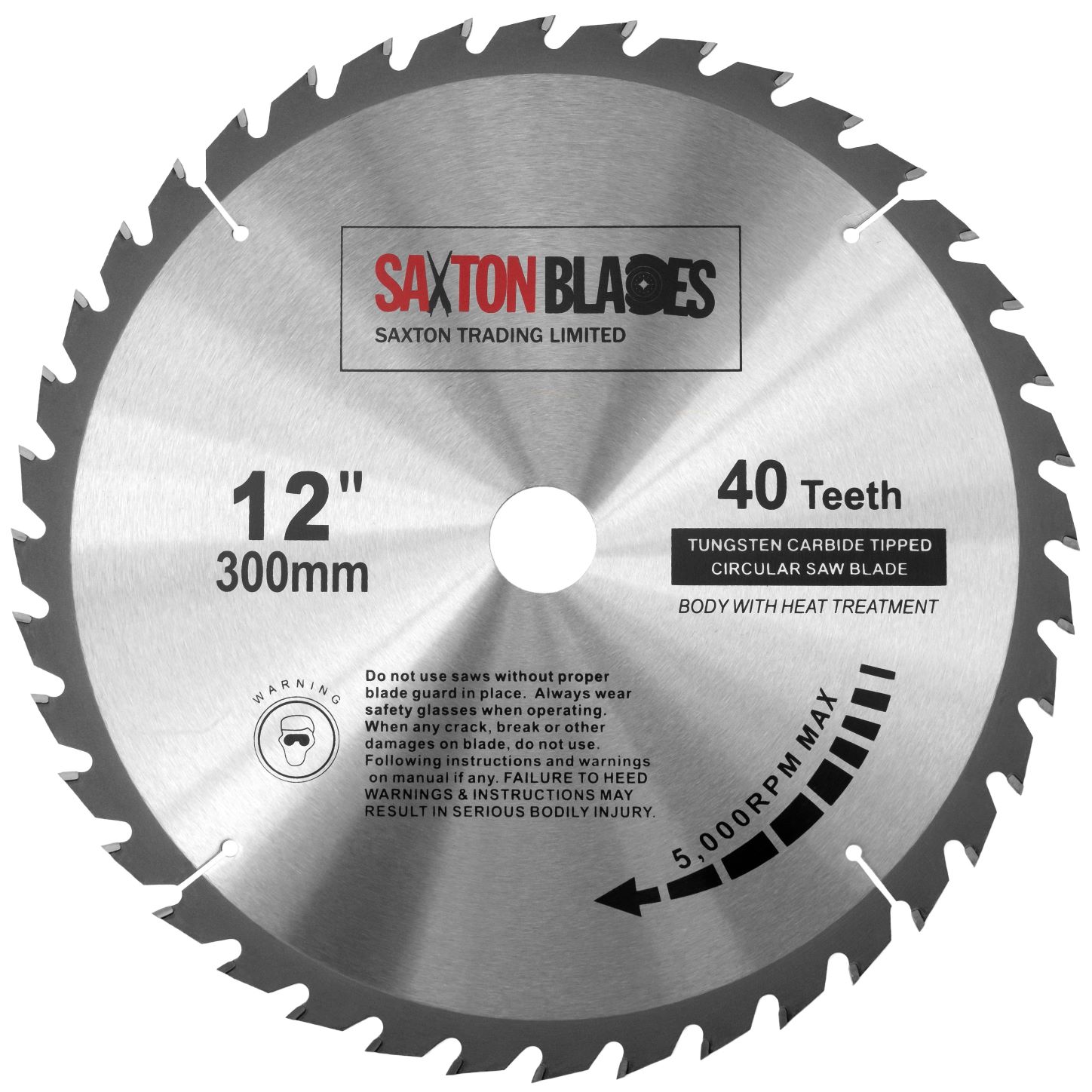 TCT Circular Blade 300mm x 40T | Saxton Blades