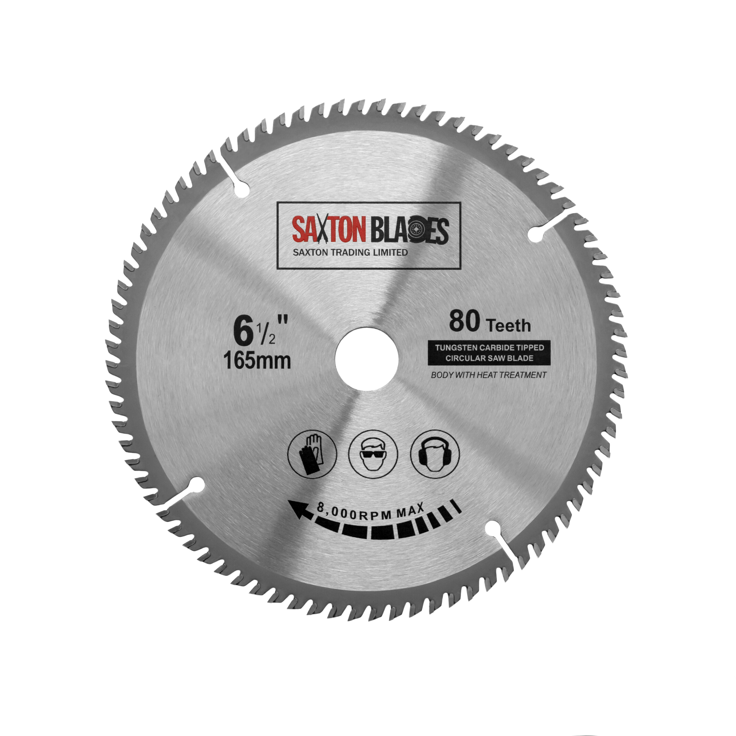TCT Circular Blade 165mm x 80T | Saxton Blades