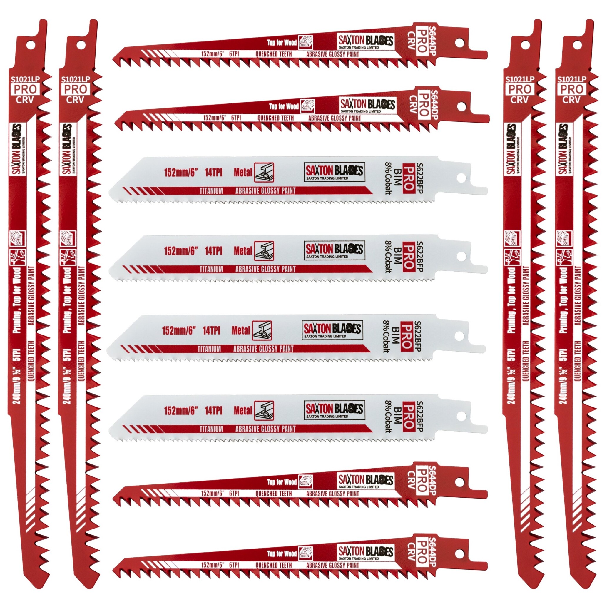 Reciprocating Saw Blades | High-Quality Blades | Saxton Blades