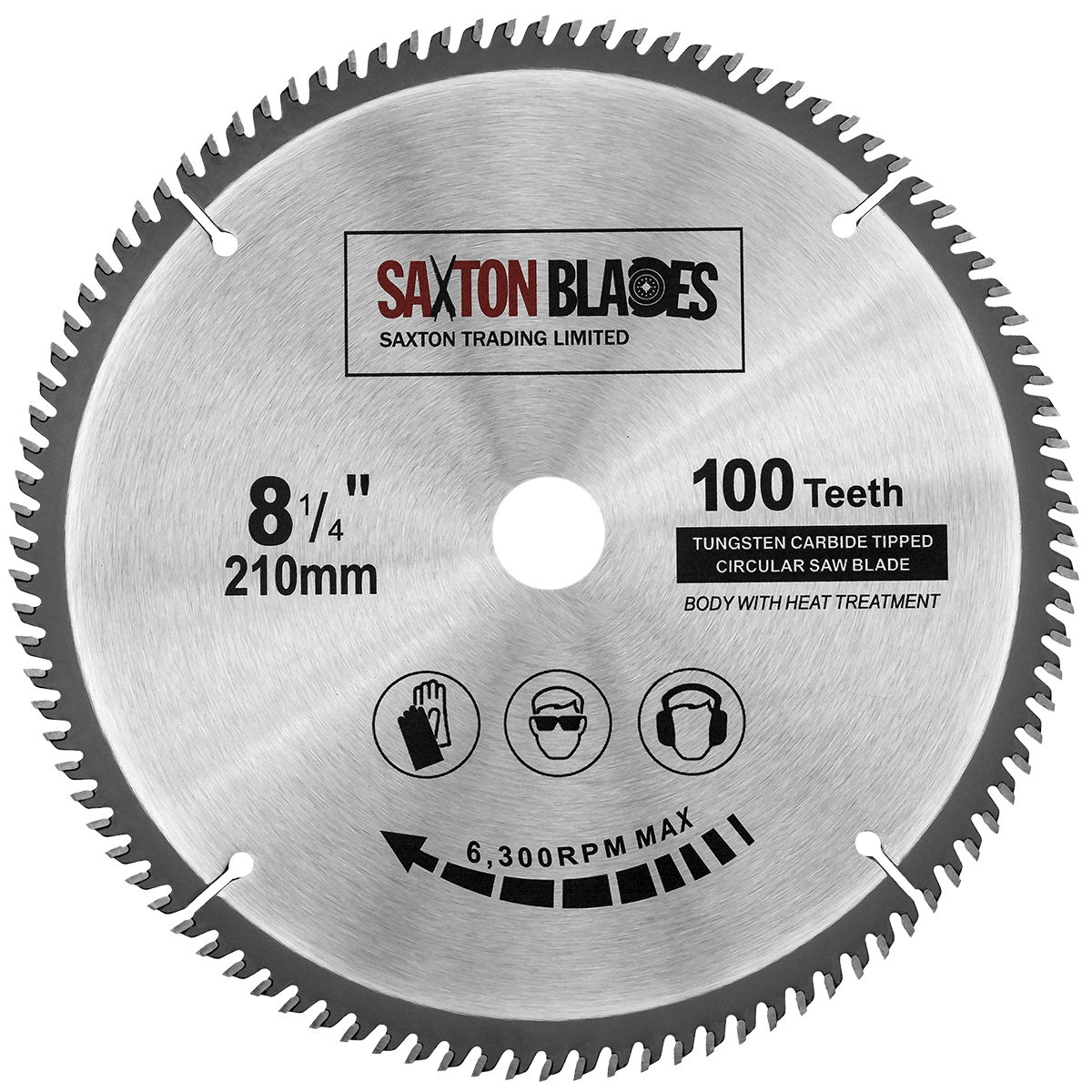TCT Circular Blade 210mm x 100T x 25.4mm Bore | Saxton Blades
